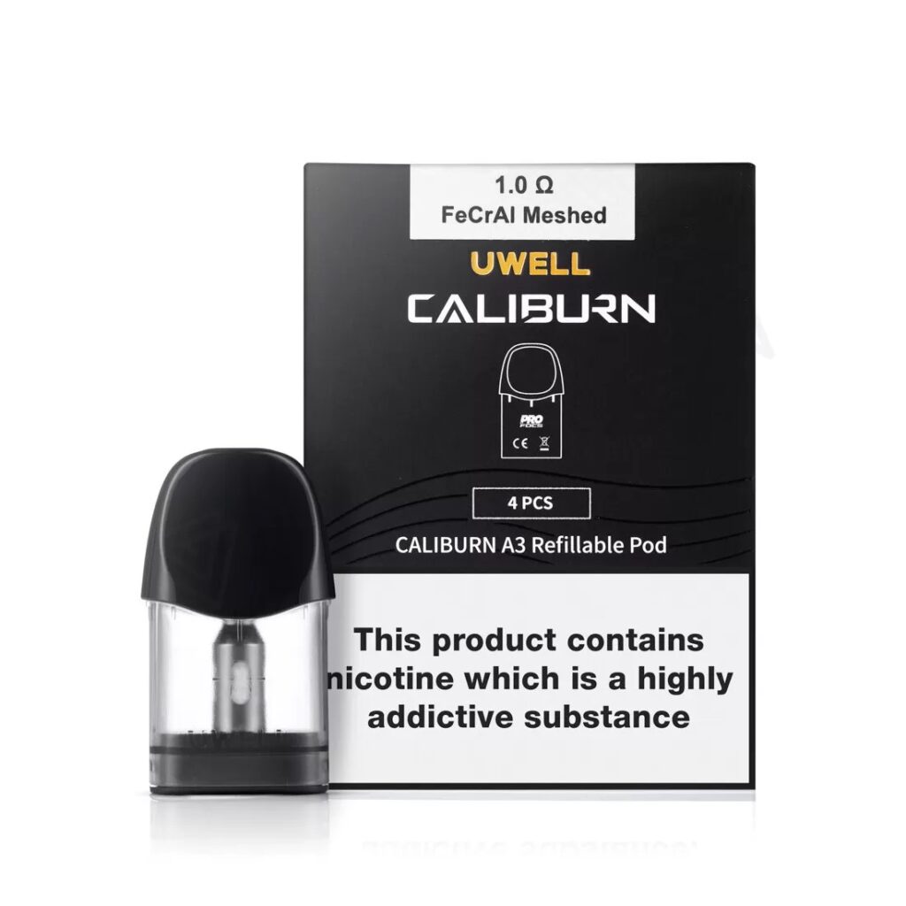 Uwell Caliburn A3 Replacement Pods 4 Pack